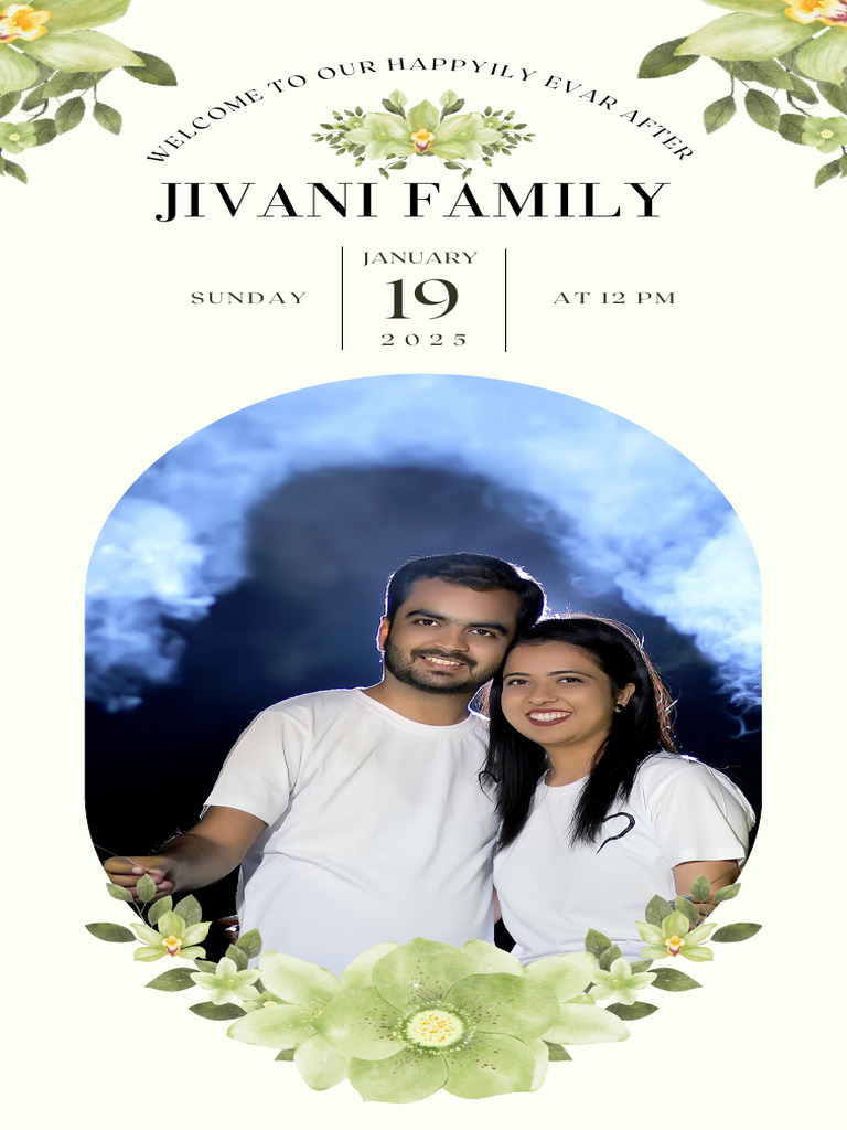 Green Modern Flower Wedding Banner - 20250111 - 192426 - 0000 | PDF