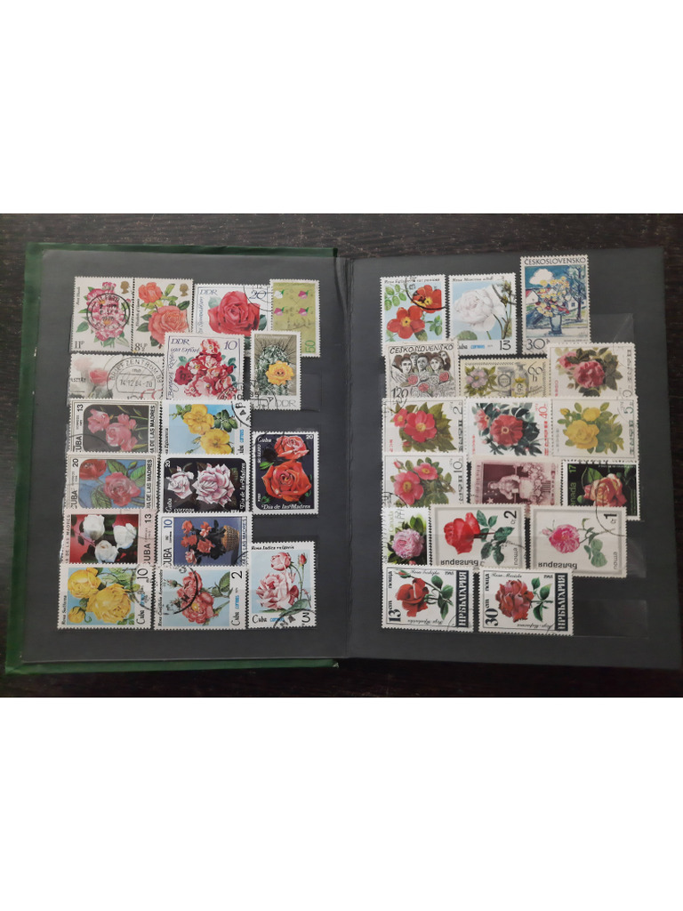 1300 Diff Flowers Stamp Collection | PDF