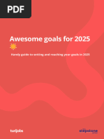 2025 Goal Setting Worksheet Guide | PDF
