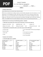 Tech It Easy! 4 Vocabulary and Tests | PDF