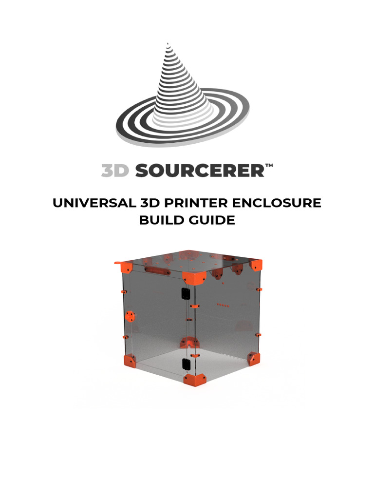 3D Sourcerer Enclosure Assembly Guide | PDF | Screw | Nut (Hardware)