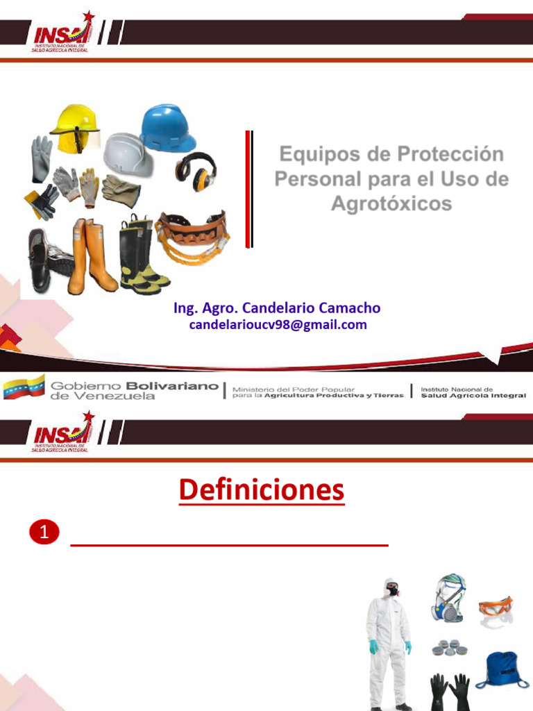 Equipos de Proteccion Personal | PDF | Pesticida | Contaminación