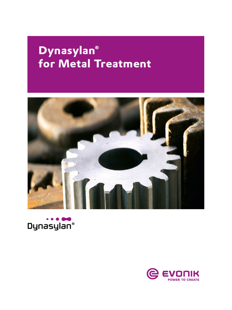 Dynasylan For Metal Treatment en | PDF | Corrosion | Silicon