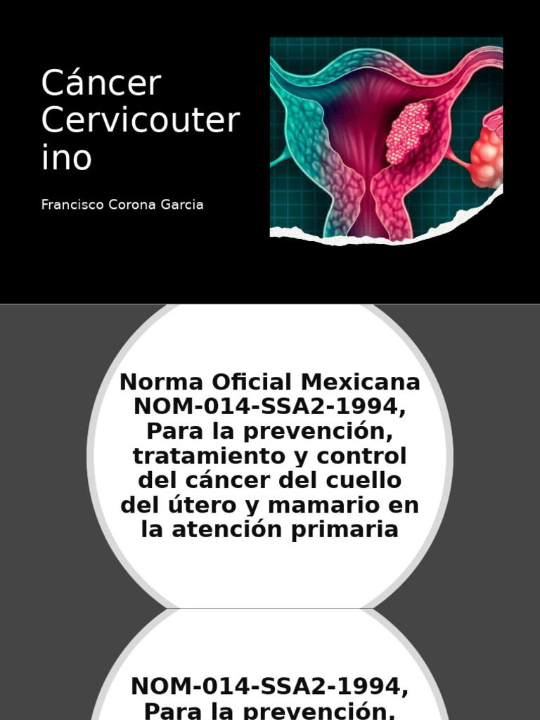 Cáncer Cervicouterino | PDF | Cáncer de cuello uterino | Especialidades Medicas