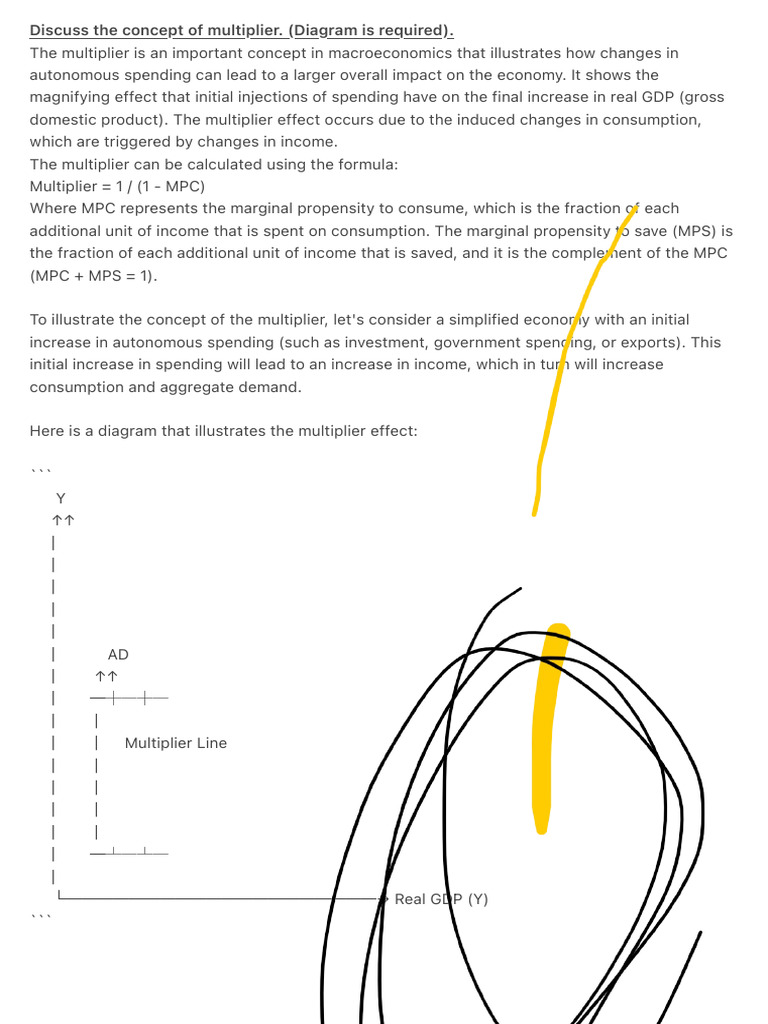 Understanding the Multiplier Effect | PDF | Fiscal Multiplier ...