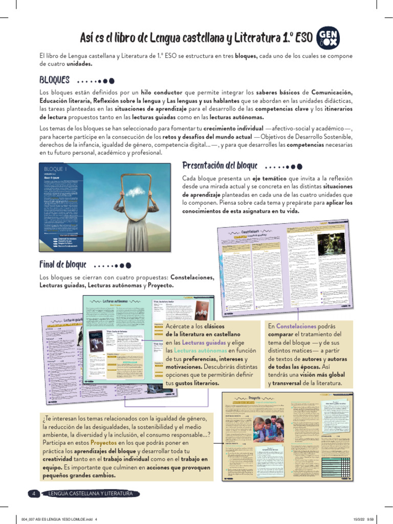 Asi Es Mi Libro 1 ESO LENGUA | PDF