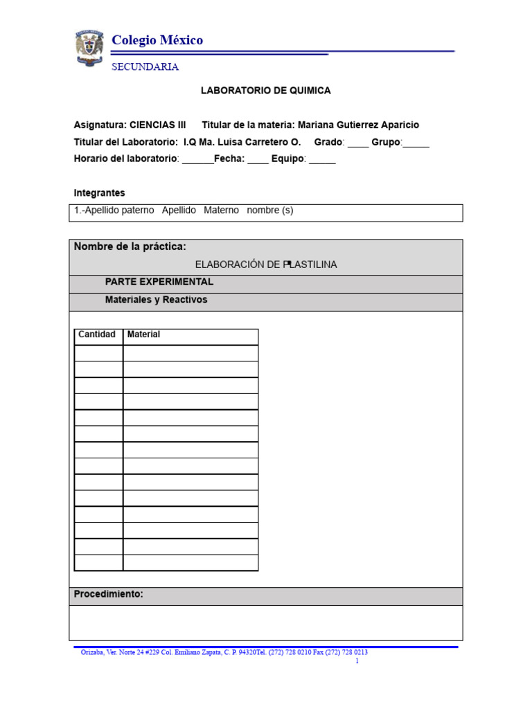 Elaboraci-N de Plastilina | PDF