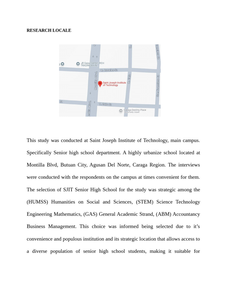 Research Locale Final | PDF