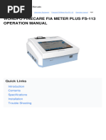 Finecare Fia Meter Plus1 fs113 | PDF | Computer Network | Internet Protocol Suite