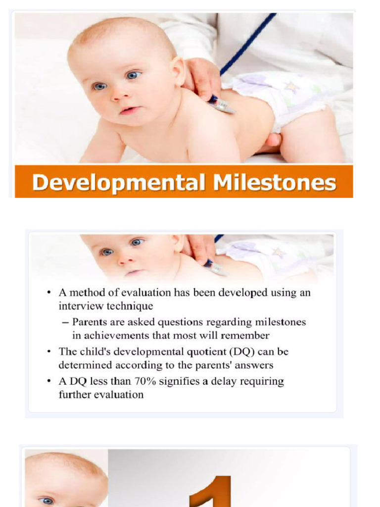Milestone of Development | PDF