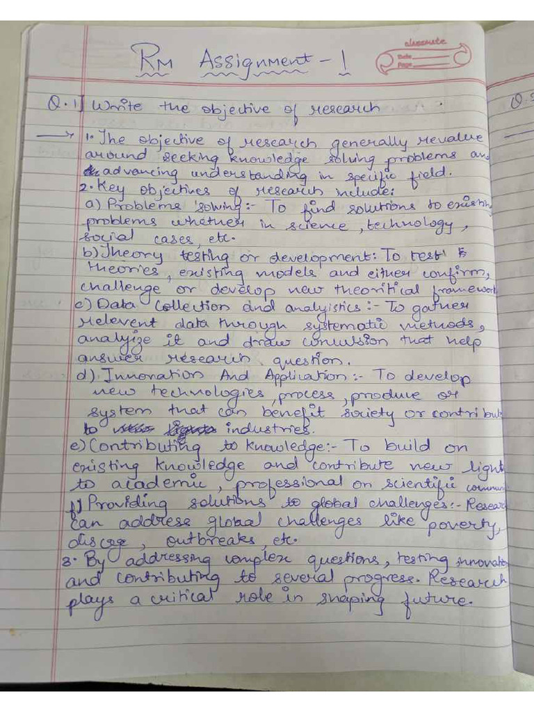 RM Assignment 202303102 TarunShetty | PDF