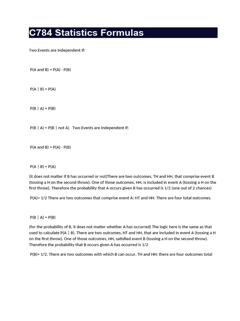 WGU C784 APPLIED HEALTHCARE STATISTICS FINAL EXAM - Removed - Organized ...