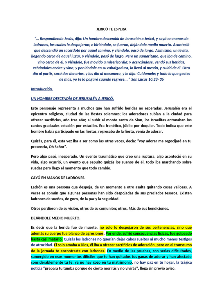 Jerico Te Espera. | PDF