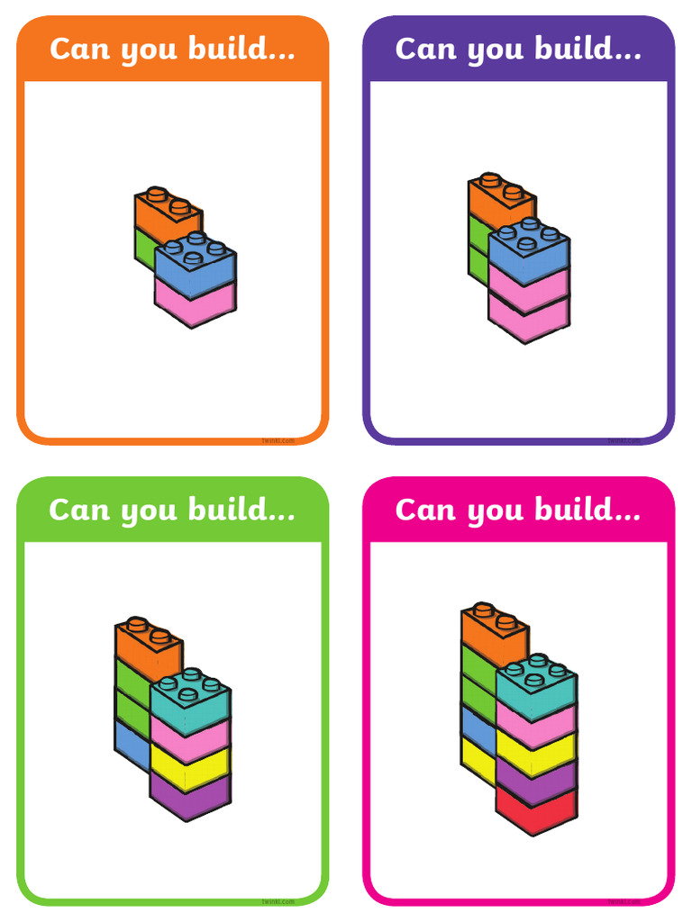 Building Brick Therapy Building Brick Cards | PDF