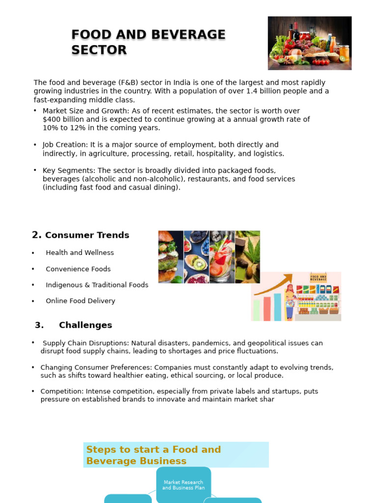 India's Growing Food & Beverage Industry | PDF