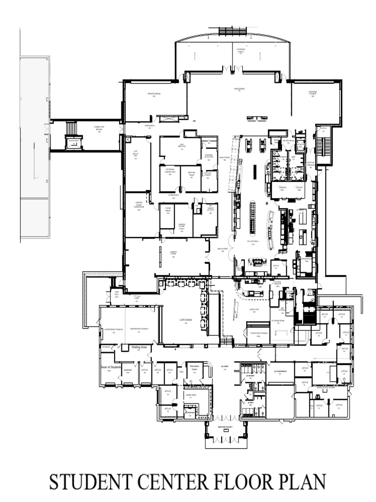 22 Student Center Floor Plan | PDF | Room
