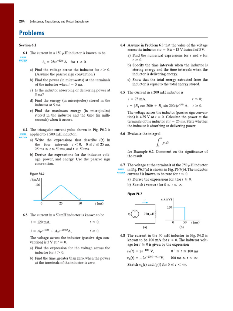 Capacitance Induct Ance Practice | PDF