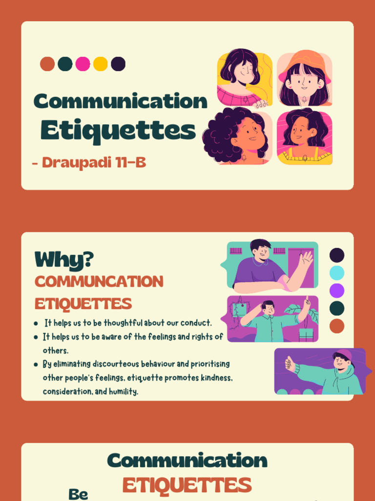 Communication Etiquettes | PDF
