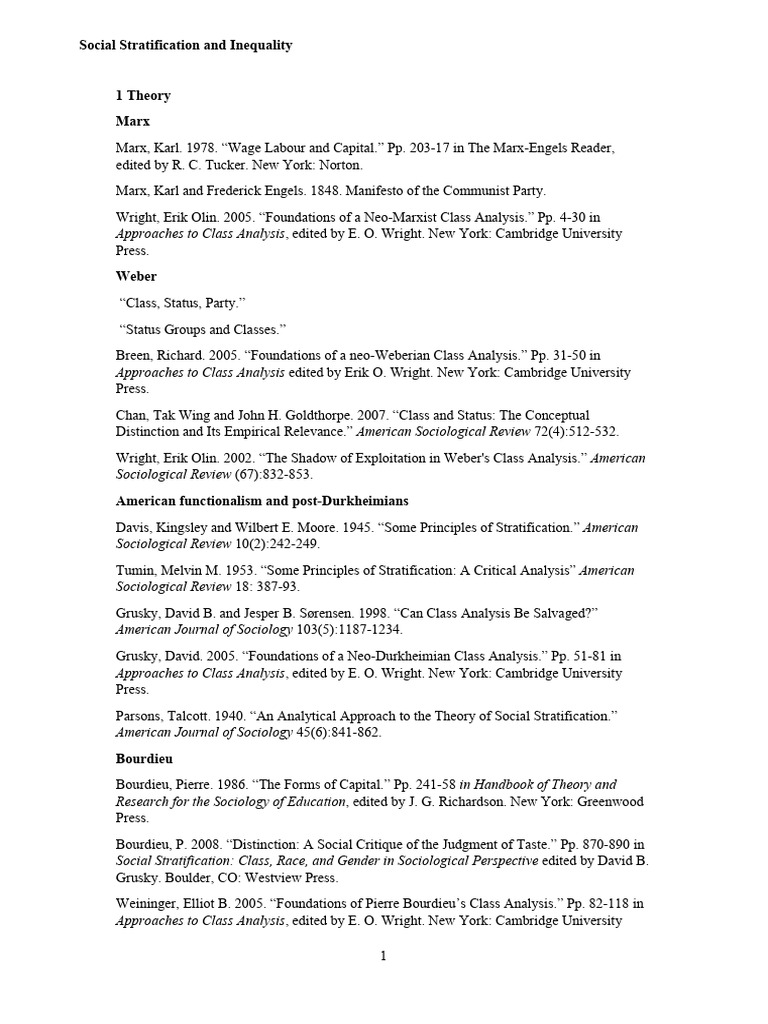5.-Social Stratification and Inequality | PDF | Economic Inequality ...
