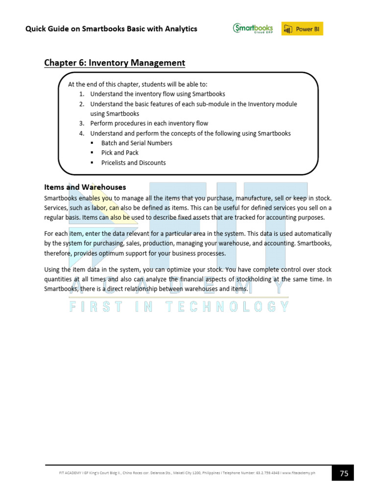 Quick Guide On Smartbooks Basic With Analytics v2023 75 126 1 | PDF ...