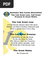 The Kab Scout Promise | PDF | Scouting | Youth Movements