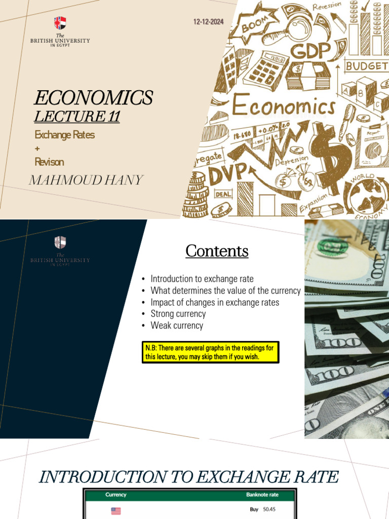 Understanding Exchange Rates Explained | PDF | Exchange Rate | Currency ...