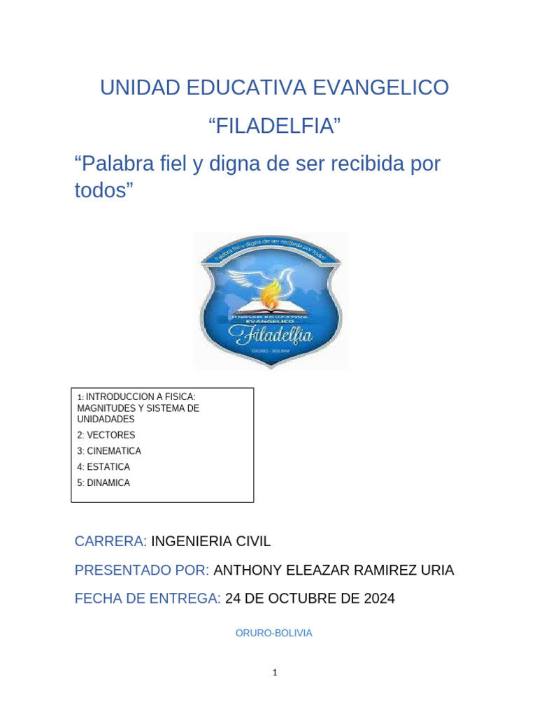 defensa FILADELFIA | PDF | Vector Euclidiano | Fuerza