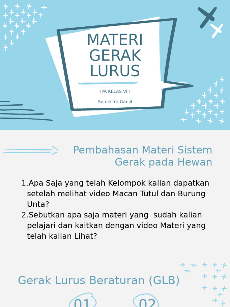 Materi Gerak Lurus | PDF