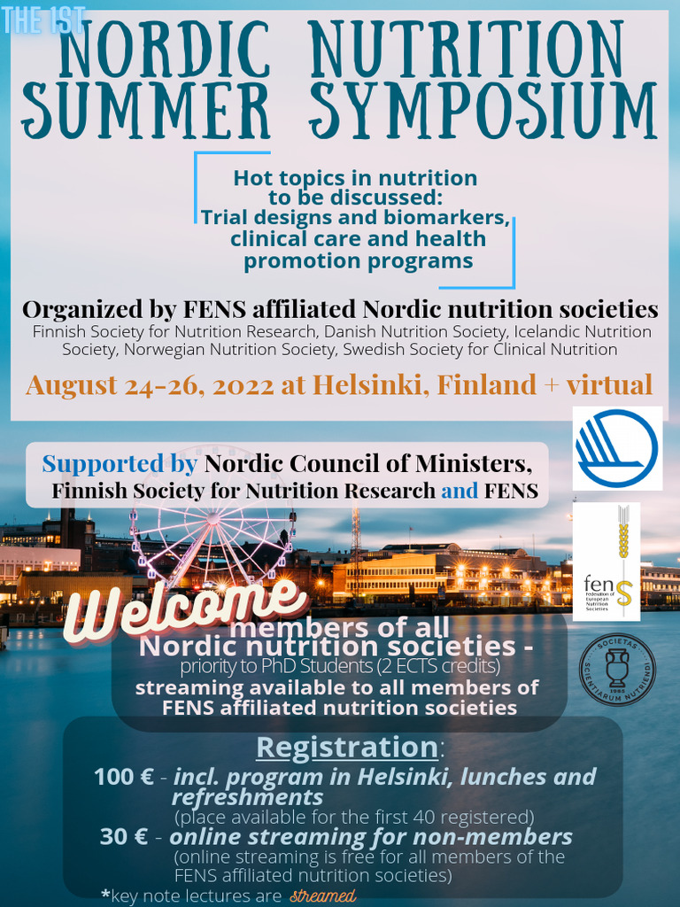 NNSS-Flyer- (1) | PDF | Nordic Countries | Biomarker