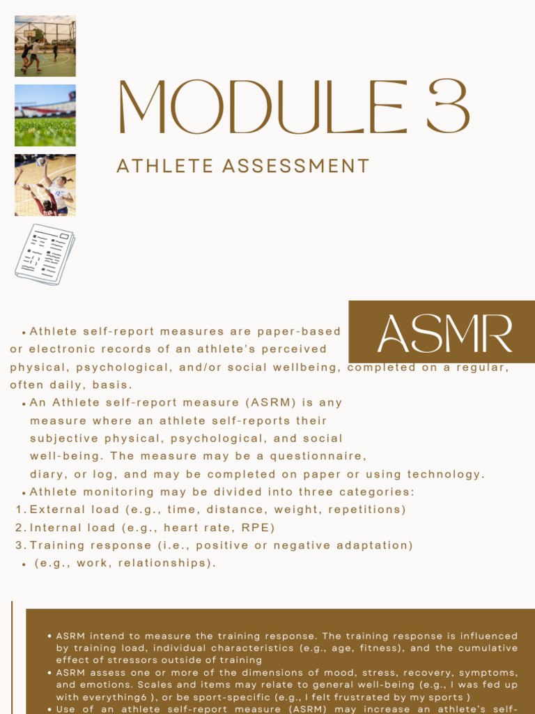 Module 3 Athelte Assessment | PDF | Concussion | Well Being