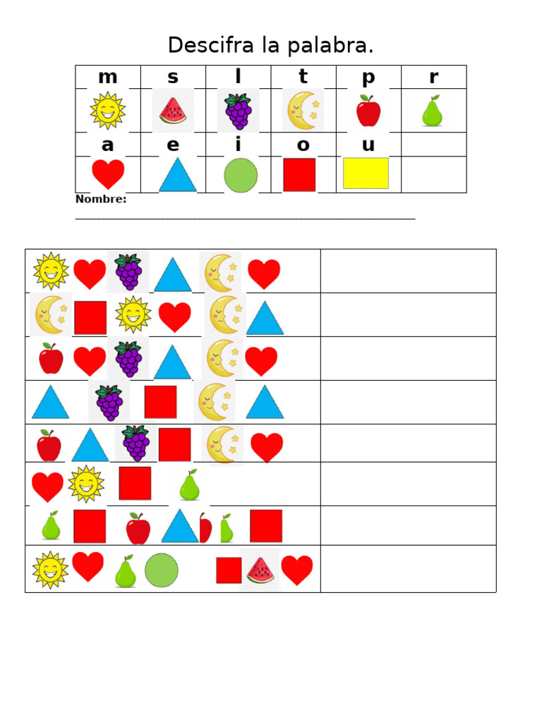 Descifra La Palabra | PDF