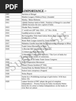 Indian History Timeline: 1857-1947 | PDF | Partition Of India | British Raj