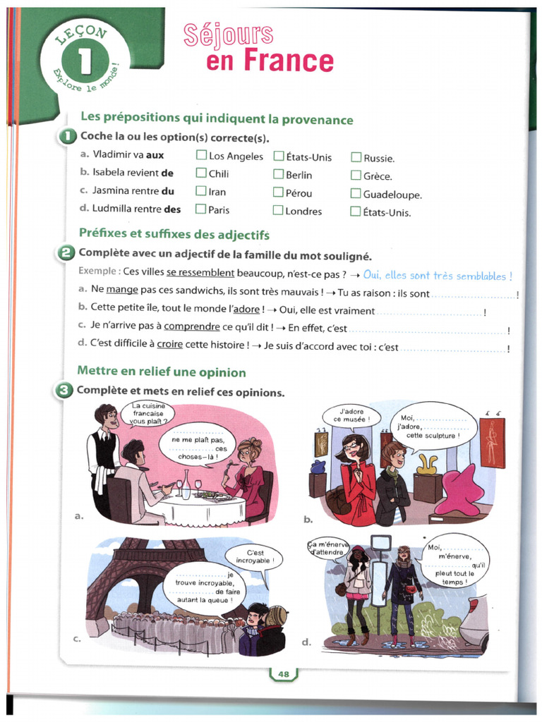 Module 8 - Adosphère 3 - Cahier D'activités | PDF