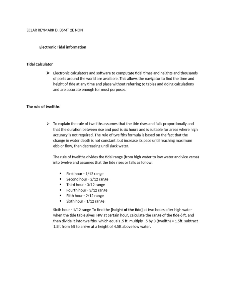 Understanding the Rule of Twelfths | PDF