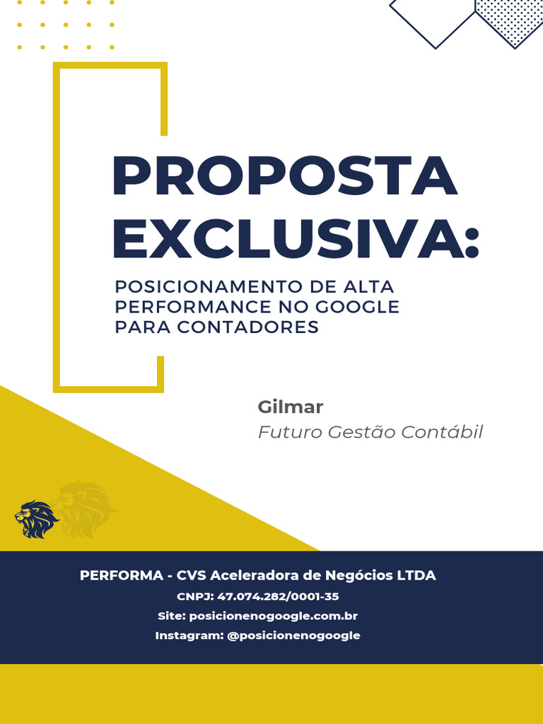 Proposta Comercial - Contabilidade | PDF