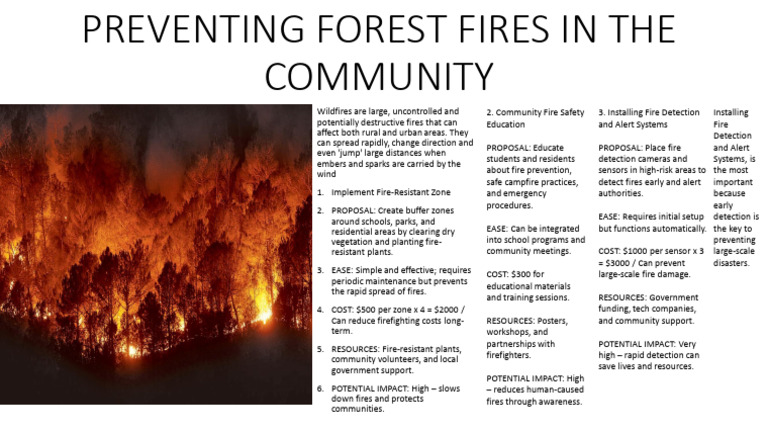 Preventing Forest Fires de Wil | PDF | Wildfire | Firefighting