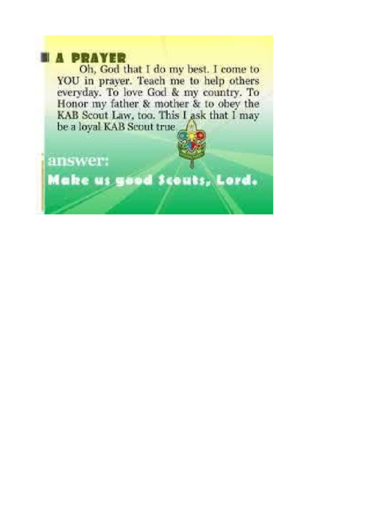 Scout Sign and Hand Shake | PDF