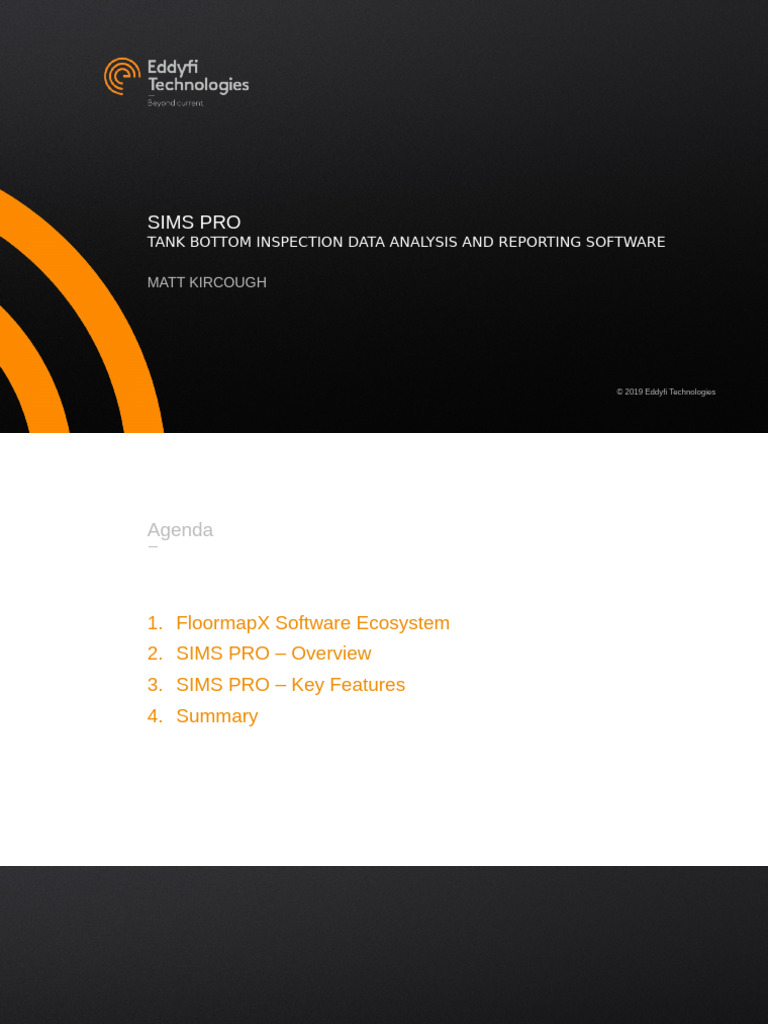 SIMS PRO: Tank Inspection Software Overview | PDF | Computing