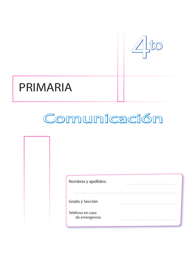 Cuarto Grado Letras Primaria IV Bimestre | PDF | Pizza | glaciar