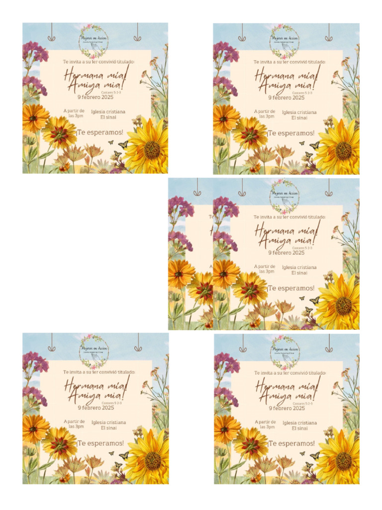 Doc1 Invitaciones | PDF