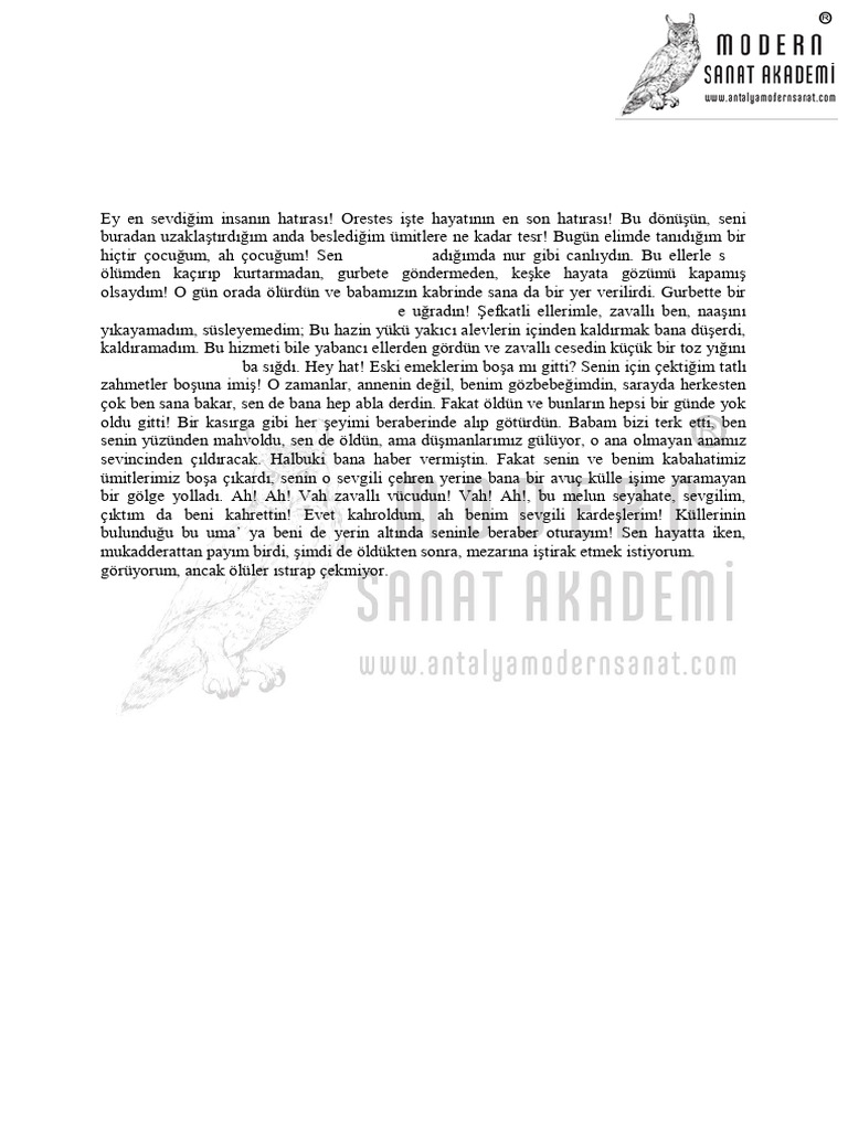 Elektra Sophokles | PDF