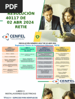 Retie 2024 - Libro 3 - T5 Instalaciones Electricas - Codigo Colores ...