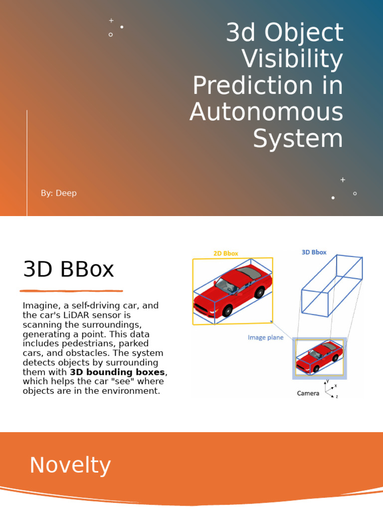 3D Object Visibility Prediction in Autonomous Driving1 | PDF | Lidar | Artificial Intelligence