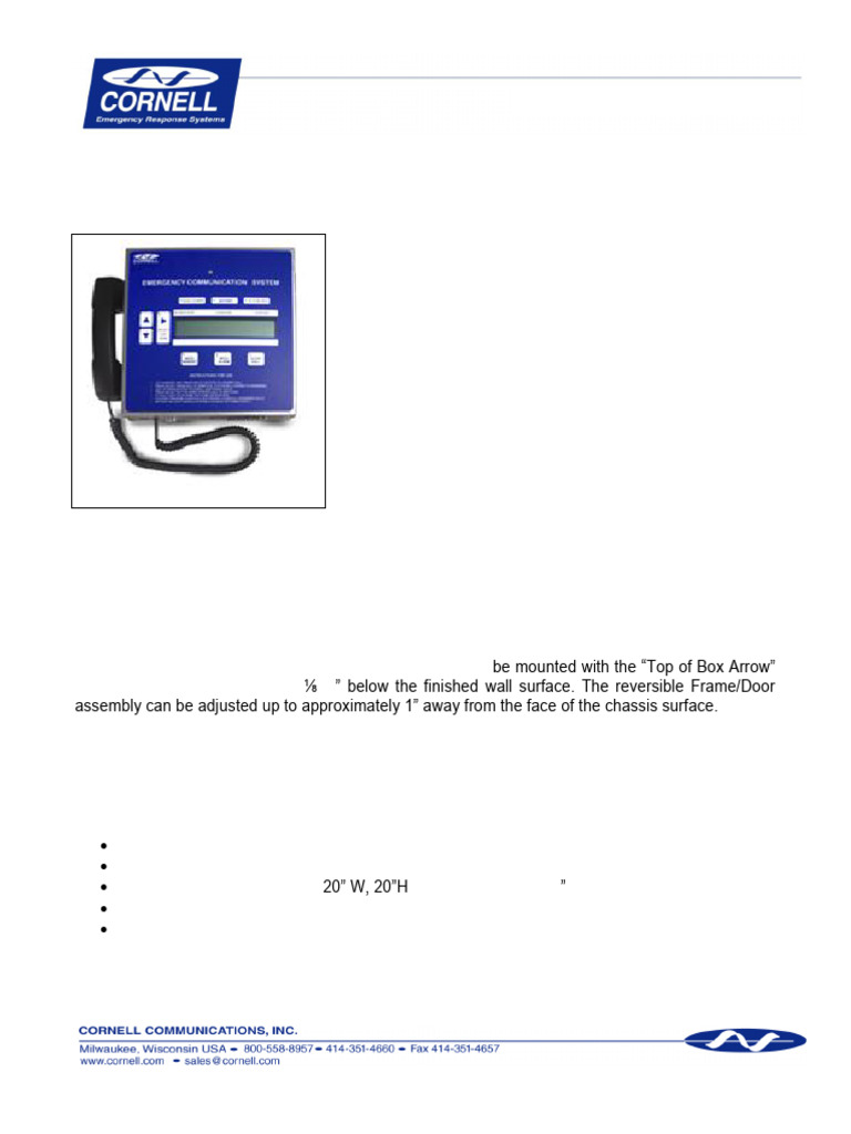 4800 Digital Emergency Communication System | PDF | Telephone | Modem