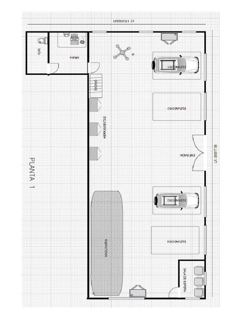 Planos Taller Automotriz Alejandro R. | PDF