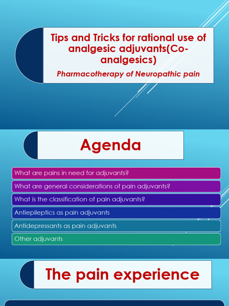 Neuropathic Pain: Adjuvant Strategies | PDF | Analgesic | Antidepressant
