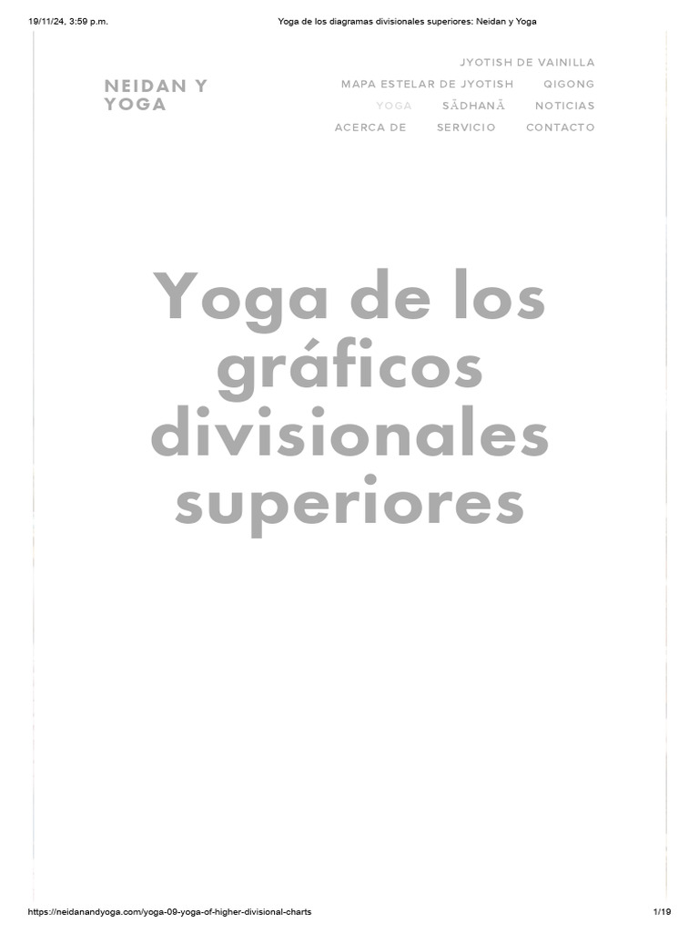 Yoga de Los Diagramas Divisionales Superiores_ Neidan y Yoga | PDF ...