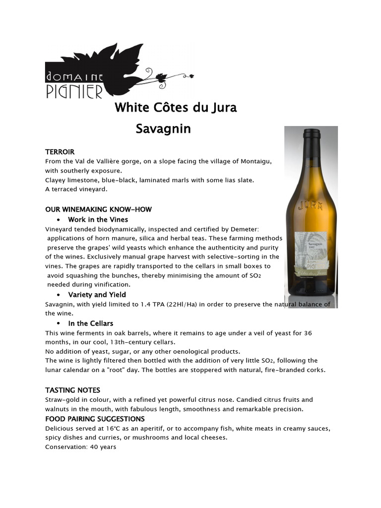 Savagnin En | PDF