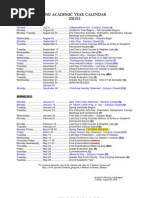 Academic Calendar 2025-2026 - Kenyon College | PDF | Academic Term ...