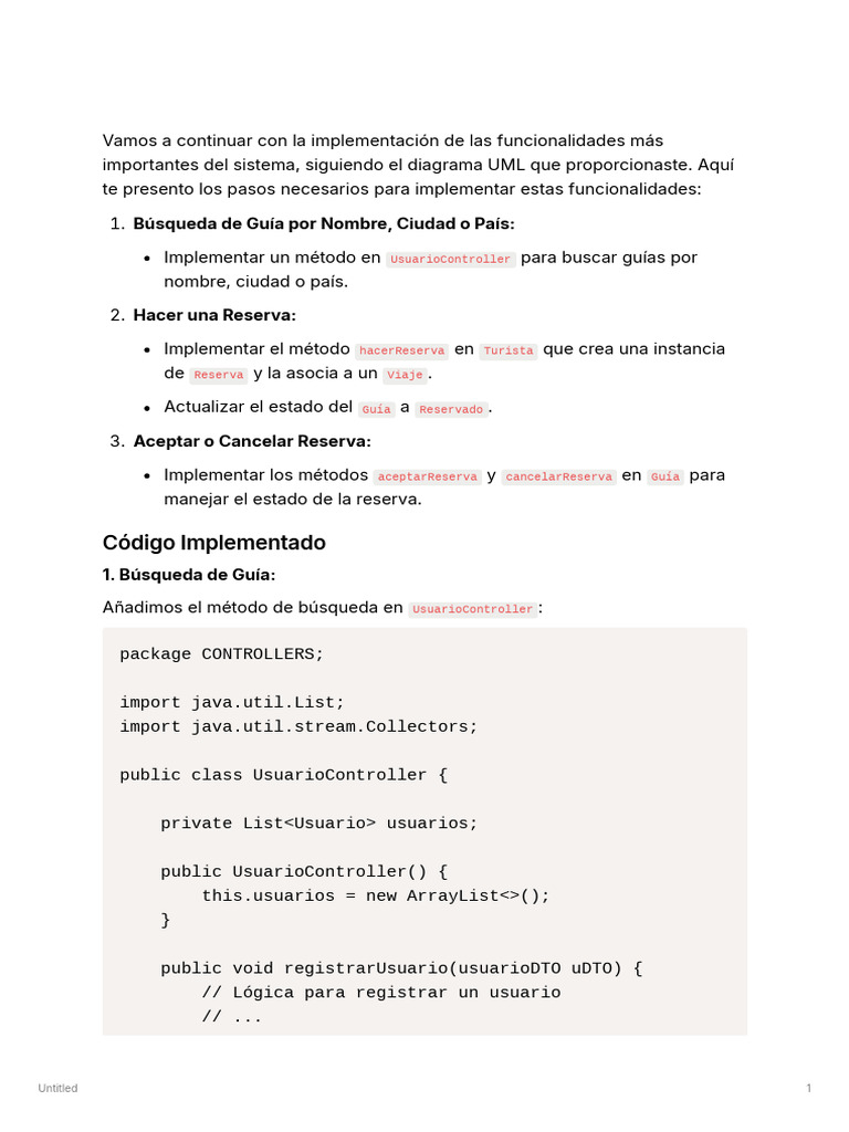 GUIDE | PDF | Java (lenguaje de programación) | Programación de computadoras